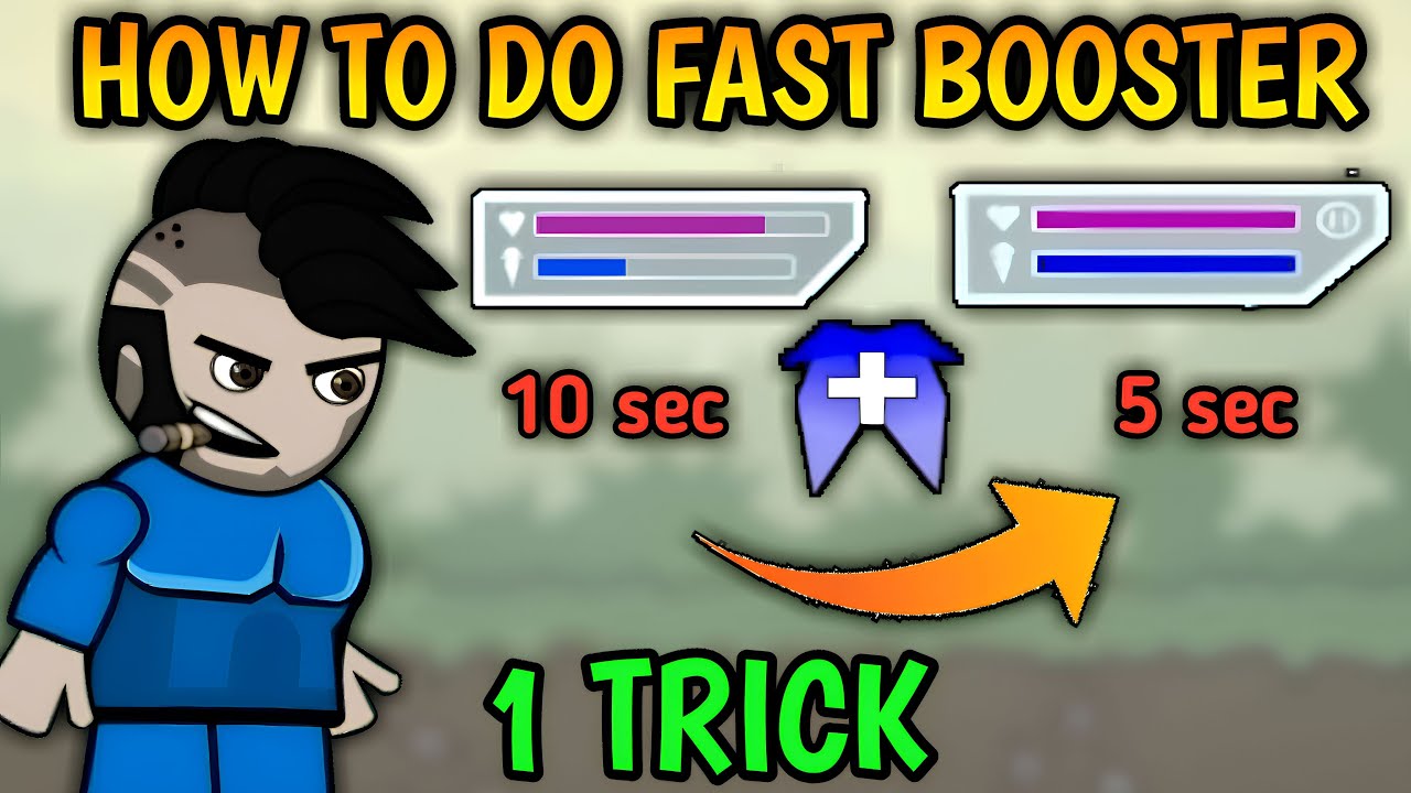 how to do fast booster in mini militia - YouTube