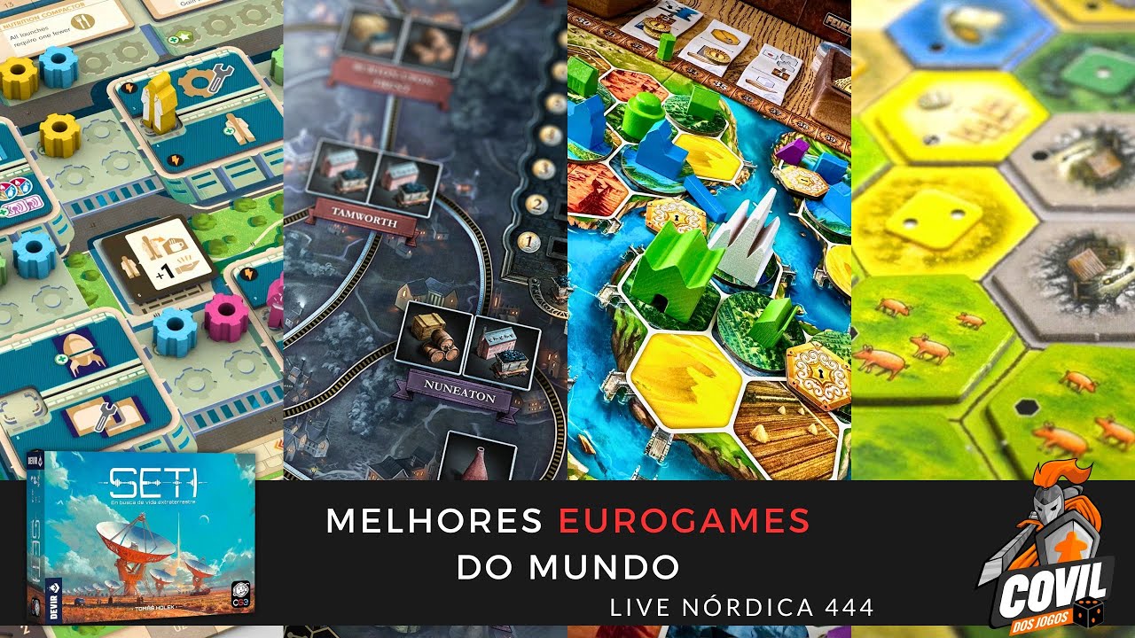 Live Nórdica 444 - Melhores Eurogames do Mundo! - YouTube