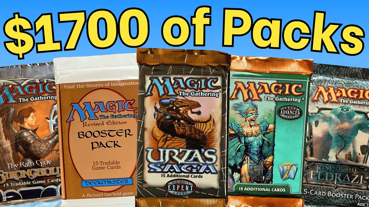 Opening 30 Vintage MTG Packs - YouTube