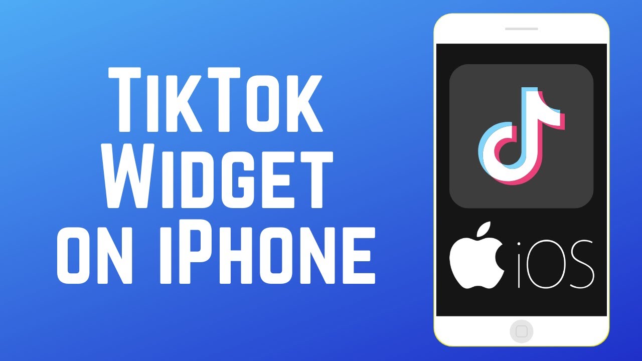 How to Get the TikTok Widget on iPhone - YouTube