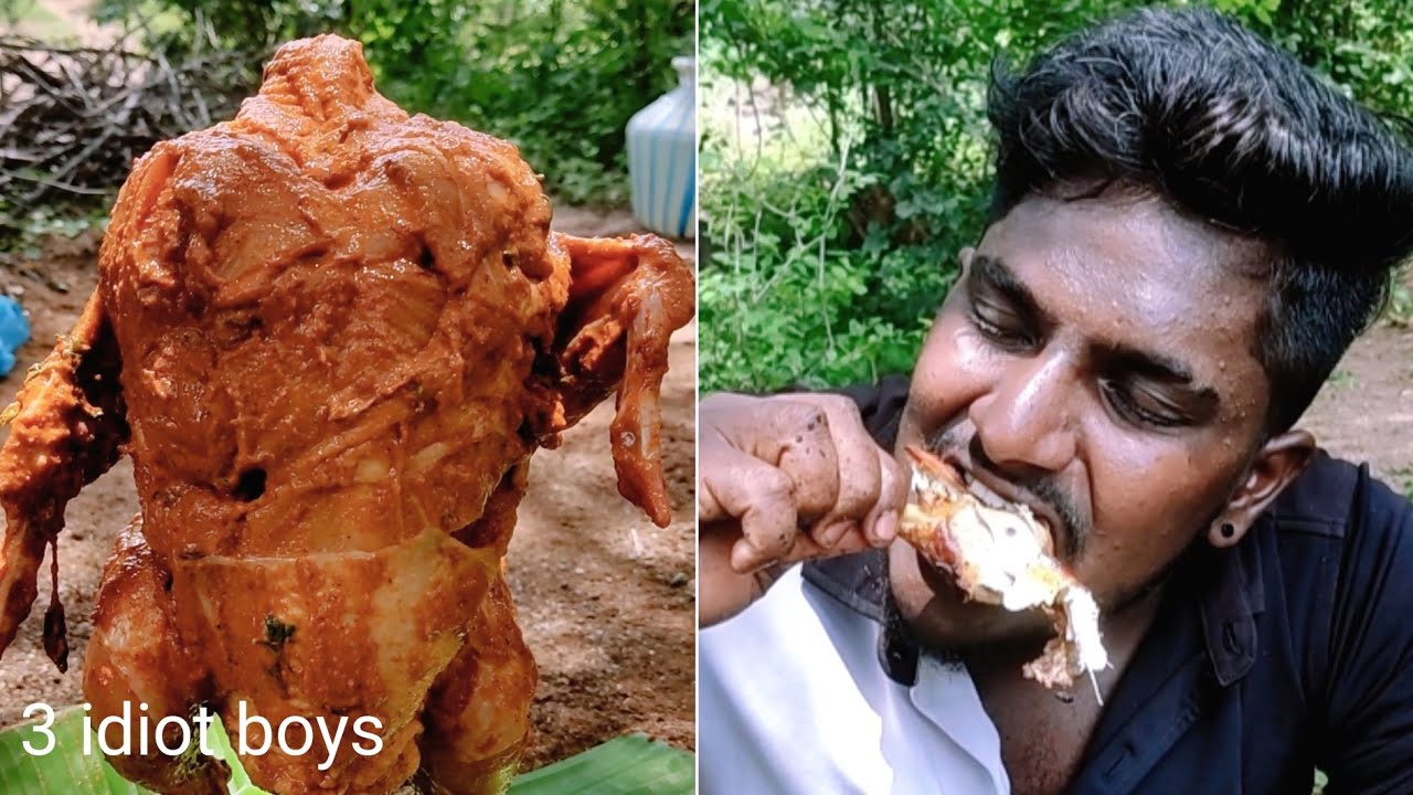 #chicken fried under A bucket #chickenrecipe bucket chicken recipe ...
