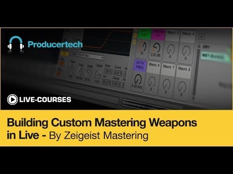 Mastering in the Box with Ableton Live - Building Custom Mastering Weapons - YouTube