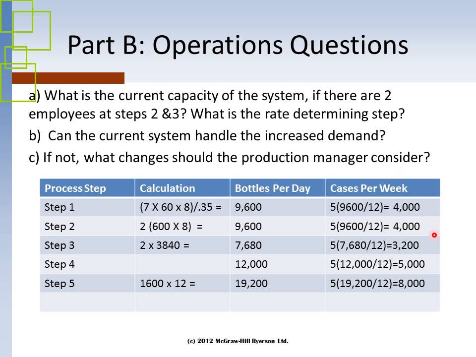 Chapter 9 Production & Operations Management Quantitative Questions ...