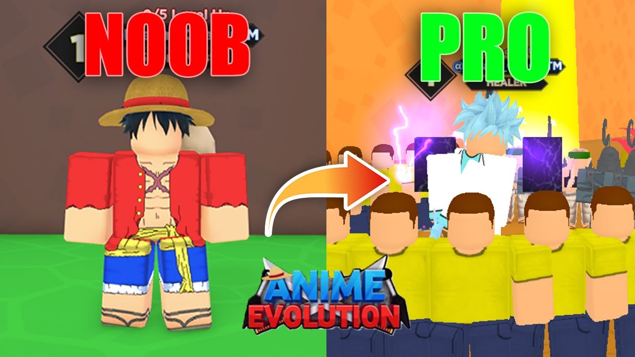 NOOB To PRO In Anime Evolution Simulator Day 14 New Update! - YouTube