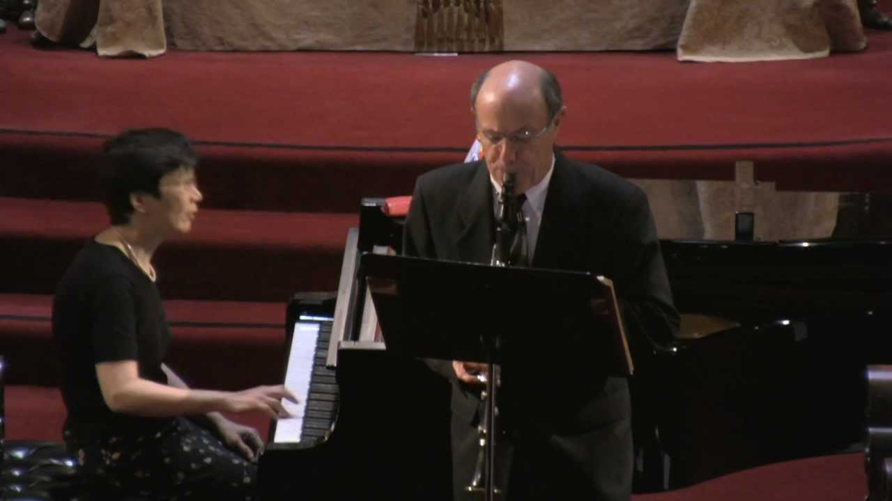 Tom Rose, clarinet / Betty Woo, piano perform: Rezso Kokai From Four ...