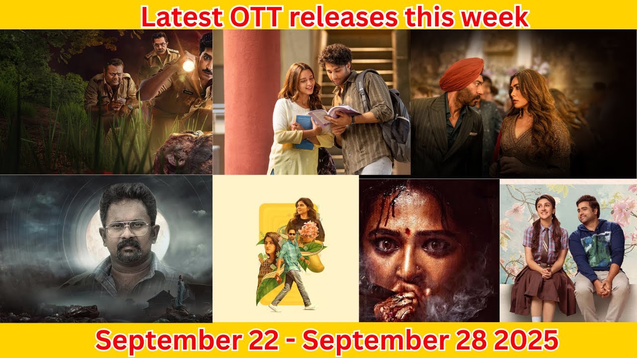 Latest OTT releases this week September 22 -28 2025#webseries #zee5 # ...