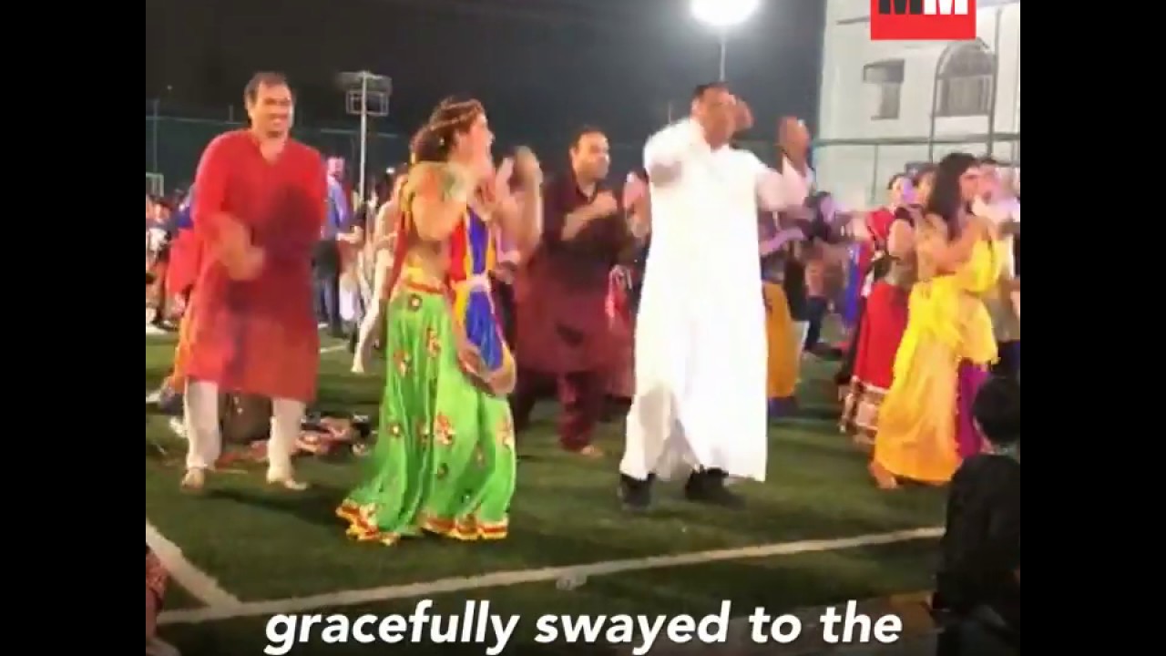 Watch: Don Bosco priest delights with graceful garba moves - YouTube