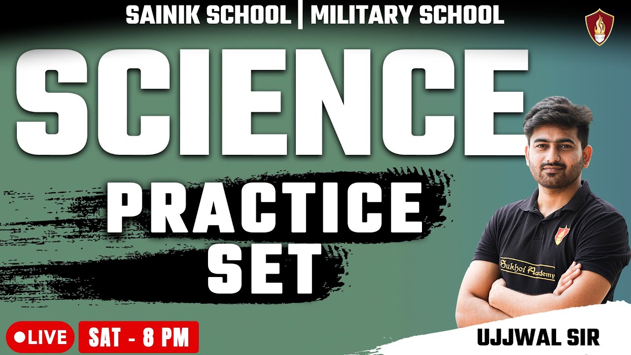 Science - Practice Set | Military School Online coaching | Military ...