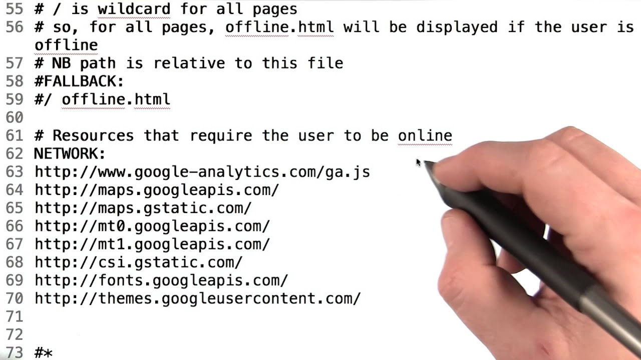 Appcache network - Mobile Web Development - YouTube