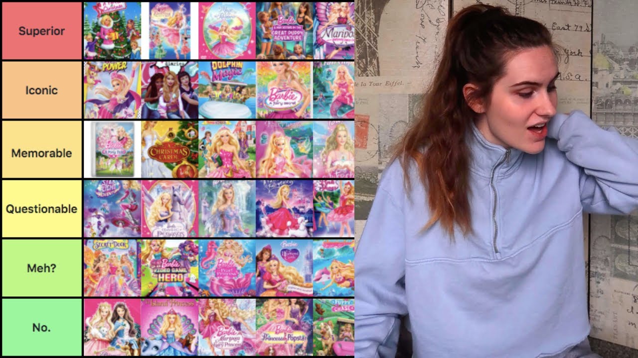 Ranking All 36 Barbie Movies Because I Stan YouTube Ranking All 36 Barbie Movies Because I Stan YouTube
