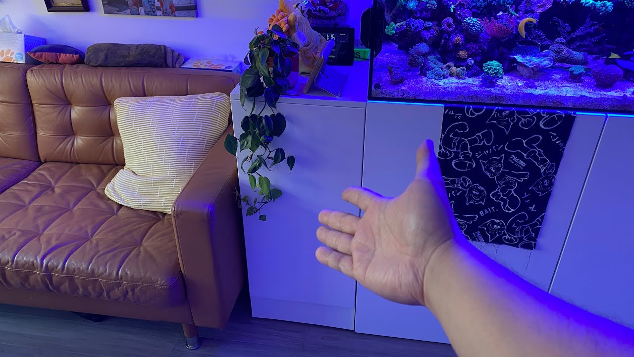 Ikea Aquarium Cabinet to match your Waterbox Redsea fish tanks - YouTube
