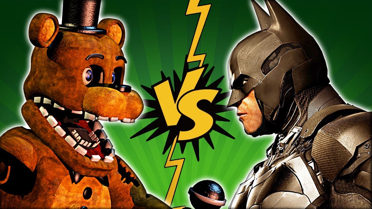 FNAF ФРЕДДИ против БЕТМЕНА !!! КТО ПОБЕДИТ ??? FNAF FREDDY vs BATMAN ...