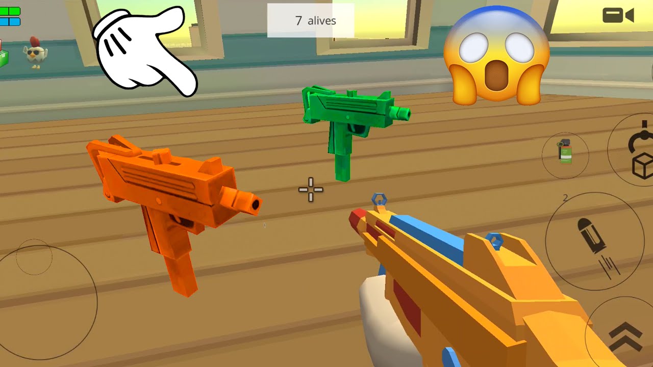 New Gun Gameplay BattleRoyalePvP Chicken Gun Game || Level # 3670 ...