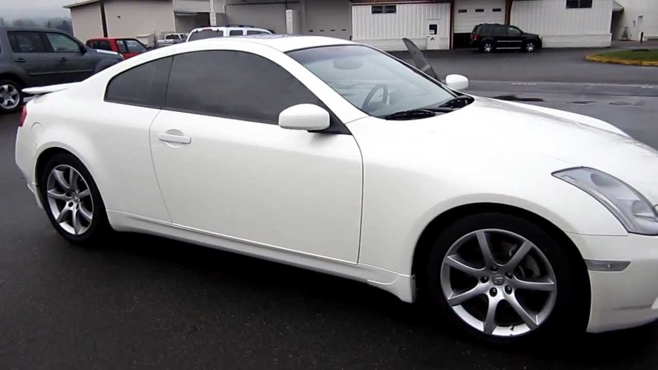 2005 Infiniti G35, white - Stock# A3087A - Walk around - YouTube