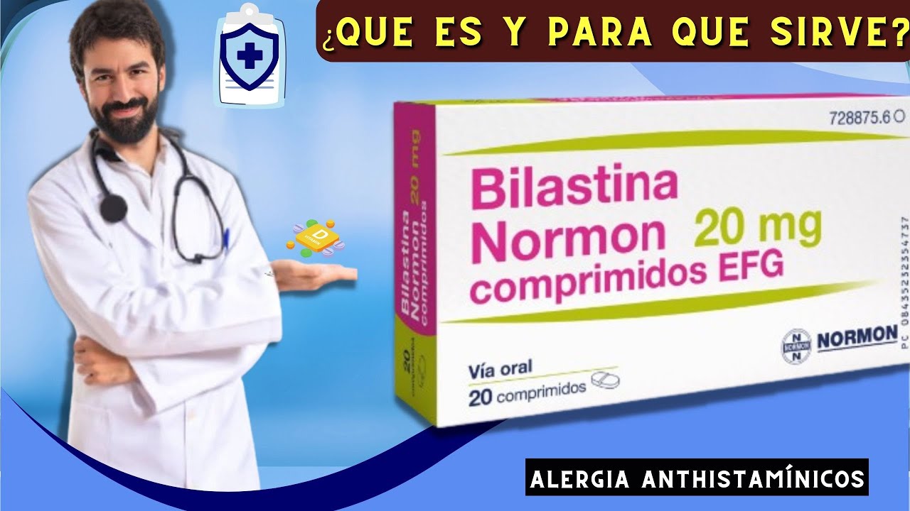 BILASTINA💊¿Qué es y para que sirve? HISTAMINA H1 | ¡Descubre todos los ...