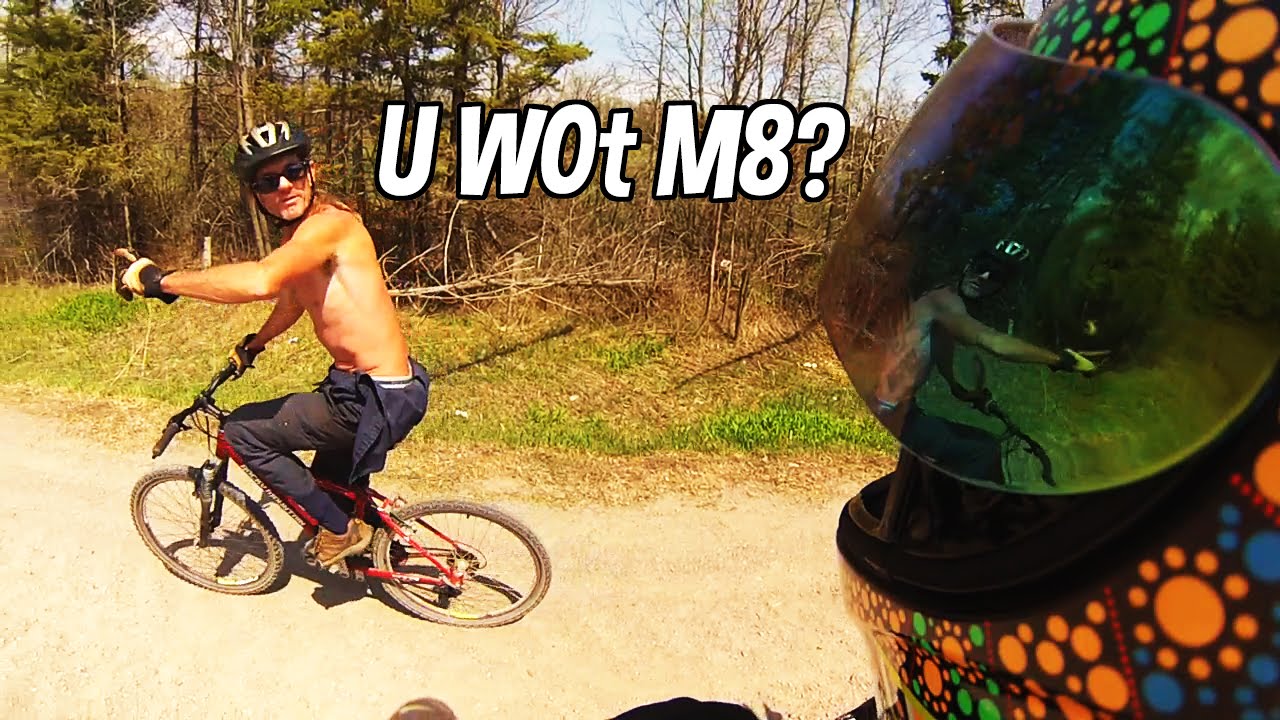 This SHIRTLESS Cyclist | CHICKENS | Eventful Meet with CoolCrazyChaos ...