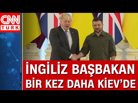 İngiltere Başbakanı Johnson’dan Ukrayna ziyareti! Zelenski askeri destek için teşekkür etti