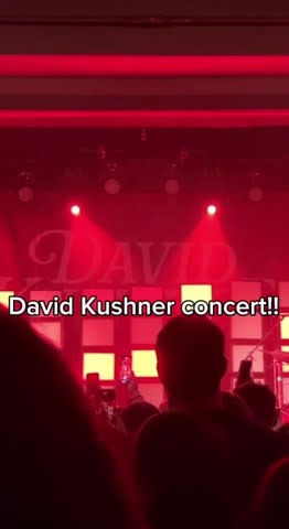 David Kushner concert! @david.kushner - YouTube