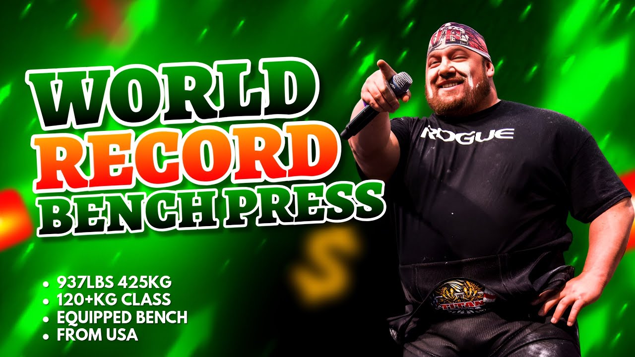 Blaine Sumner Sets New World Bench Press Record with 937lbs - YouTube