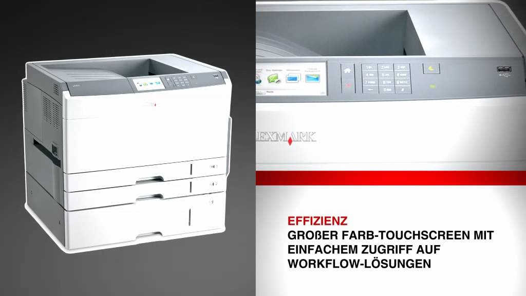 Office-Partner.de - Lexmark C925dte - YouTube