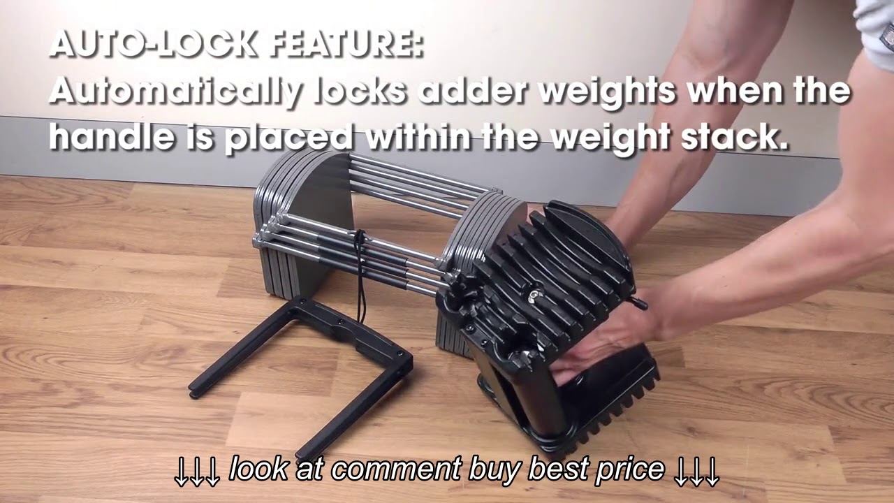 PowerBlock Sport 90 EXP Adjustable Dumbbells Demonstration - YouTube
