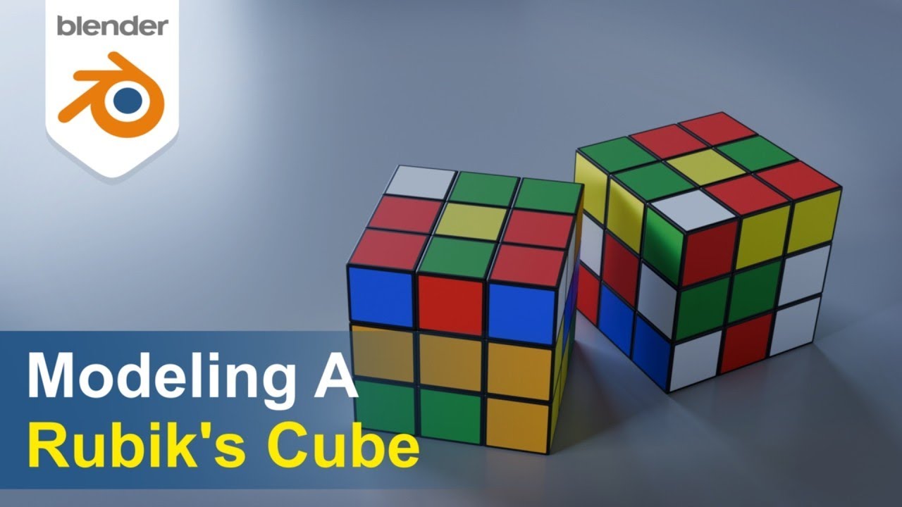 How To Create A Rubik's Cube In Blender | Complete Tutorial Step by ...
