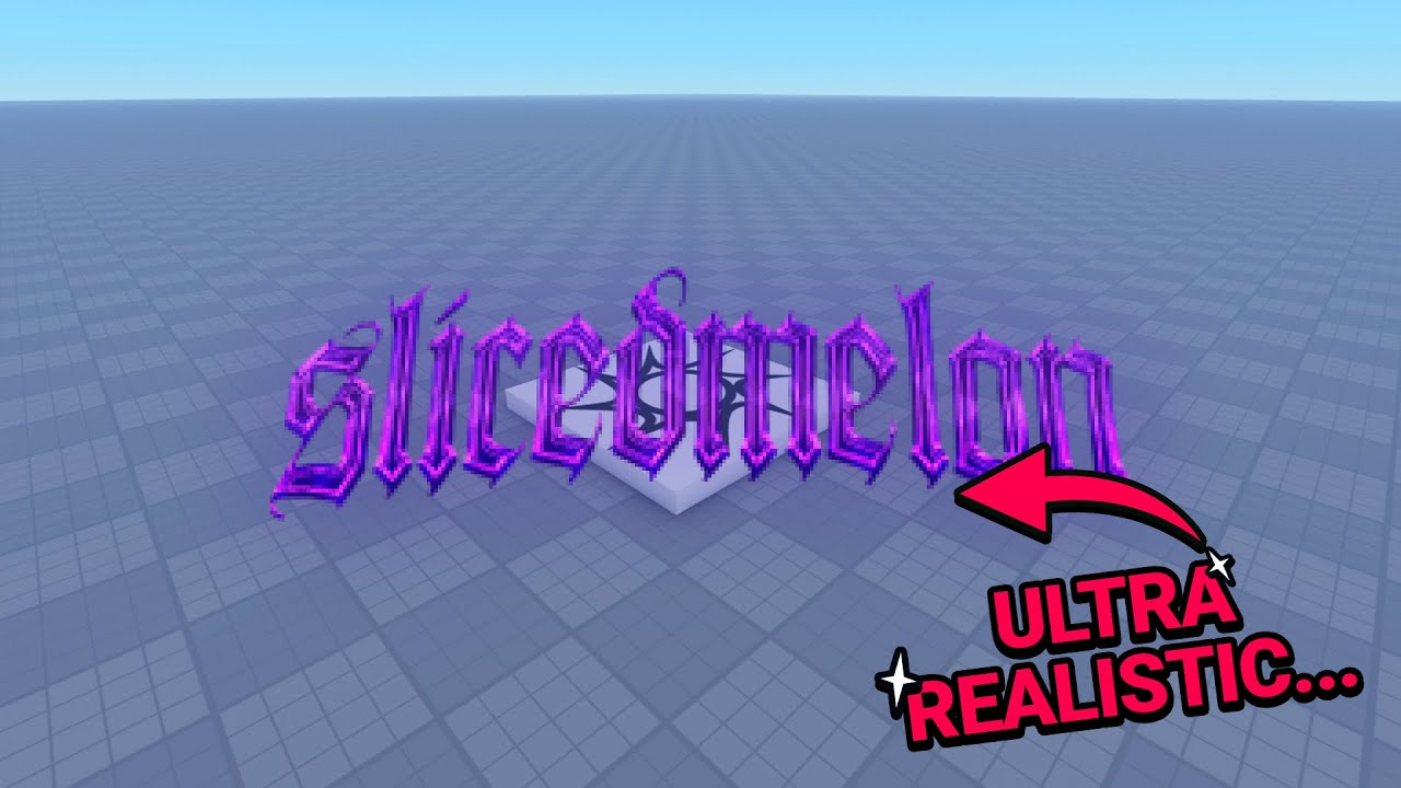 How to make the MOST REALISTIC ROBLOX LOGO... *super easy* - YouTube