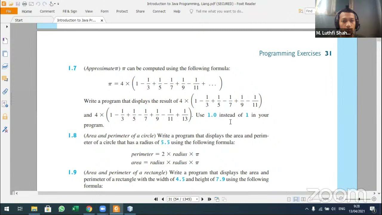 Pertemuan 10 Algoritma dan Pemrograman Java - Latihan Dasar Pemrograman ...