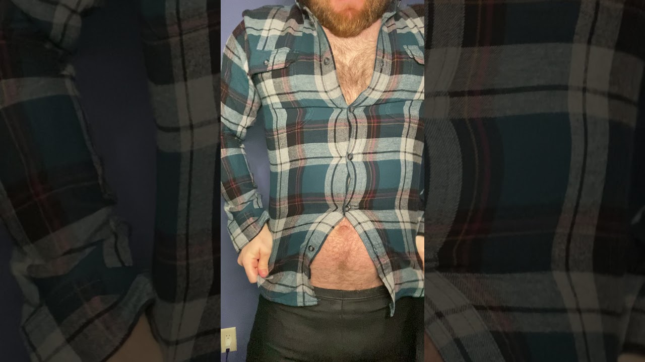 Flannel Belly shirt bursting - YouTube