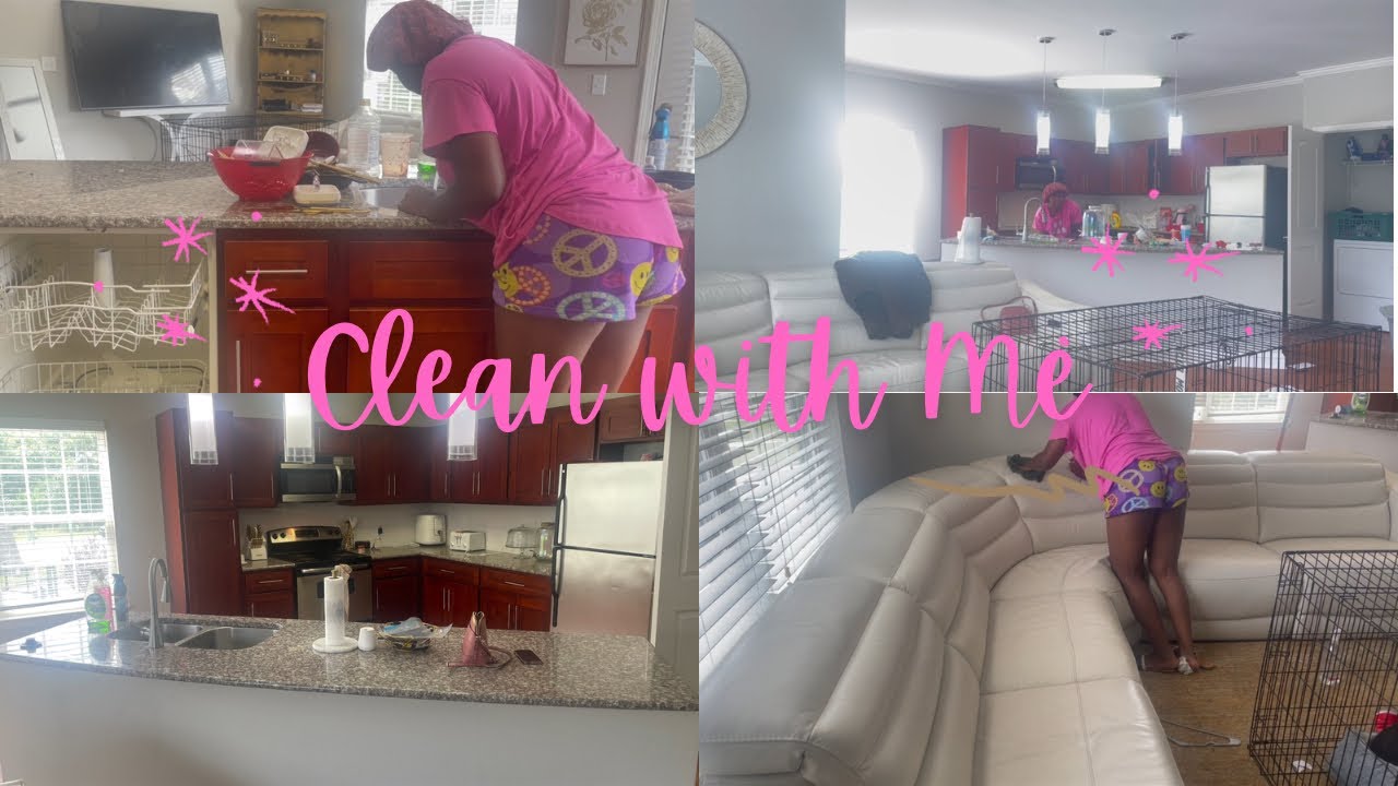 Clean with me ! #fyp - YouTube