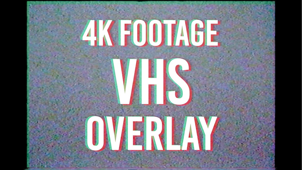 Free VHS VCR Look Overlay - Free Stock Footage - YouTube