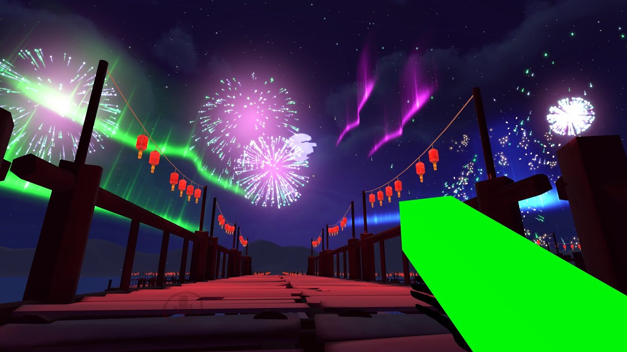 Playing fireworks in VRChat (Chinese New Year 2021) - YouTube