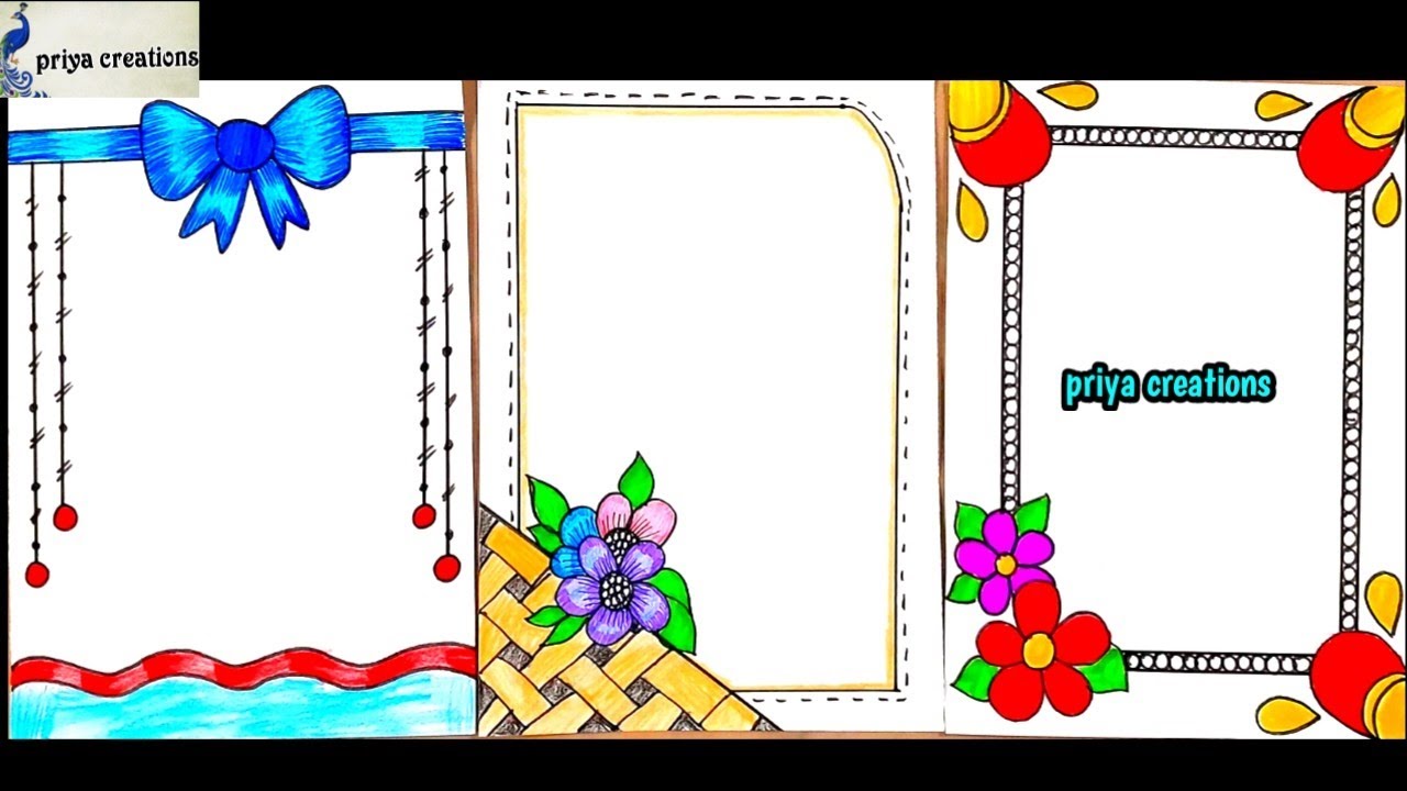 simple border designs | border designs for project | border designs ...