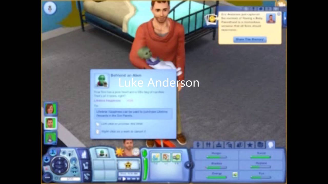 Sims 3 Male Pregnancy/Alien Birth - YouTube