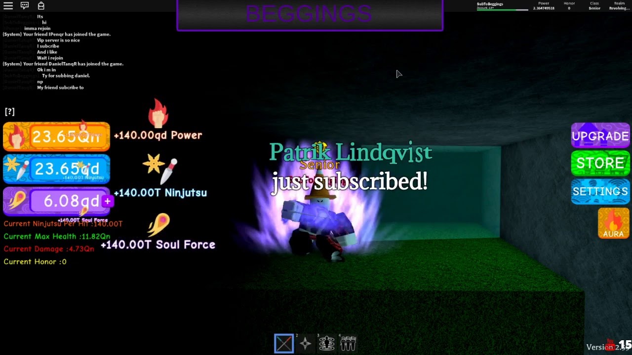 ROBLOX: OP Ninja Simulator - YouTube