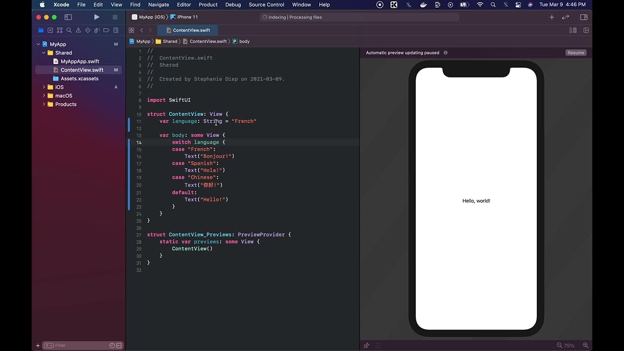 [SWIFTUI HANDBOOK] 051 Switch Statement - YouTube