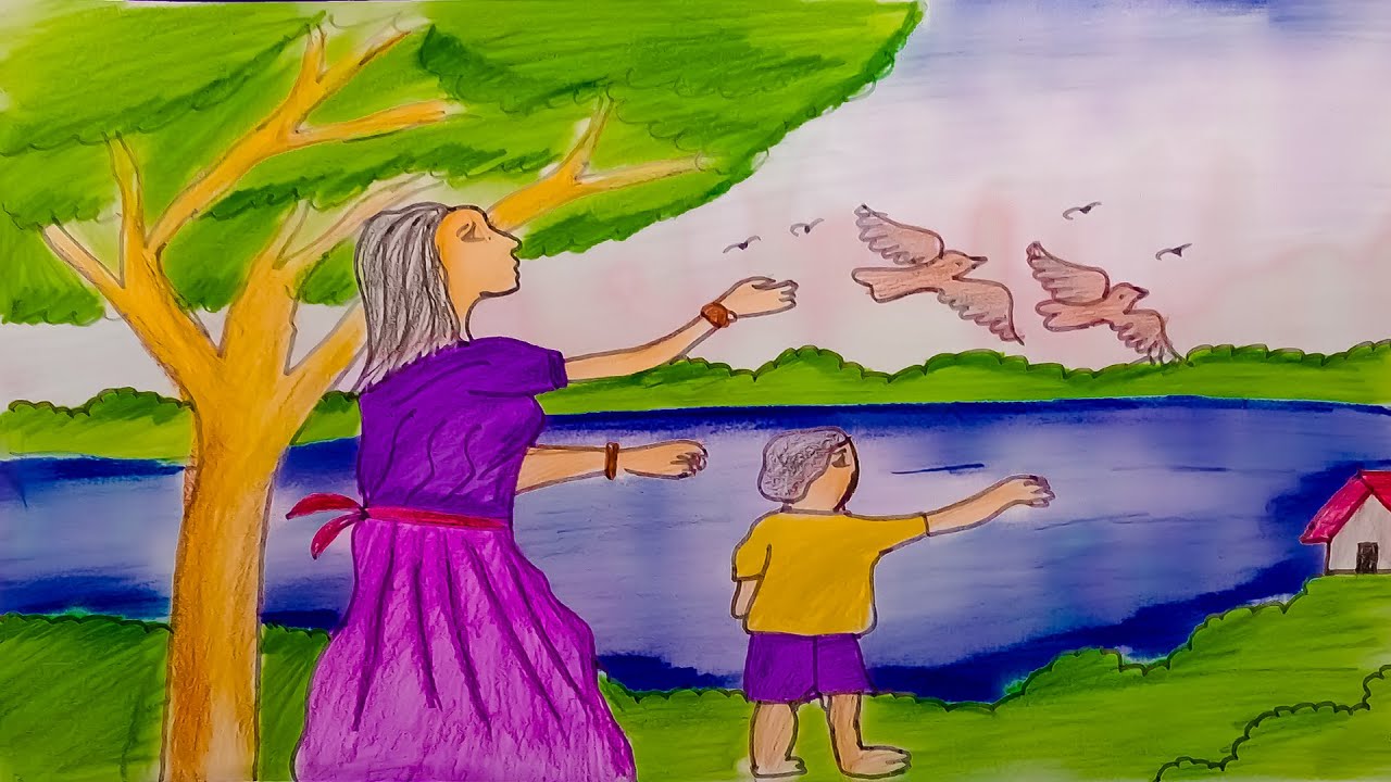 Easy Drawing Step By Step - Bishal Art - YouTube