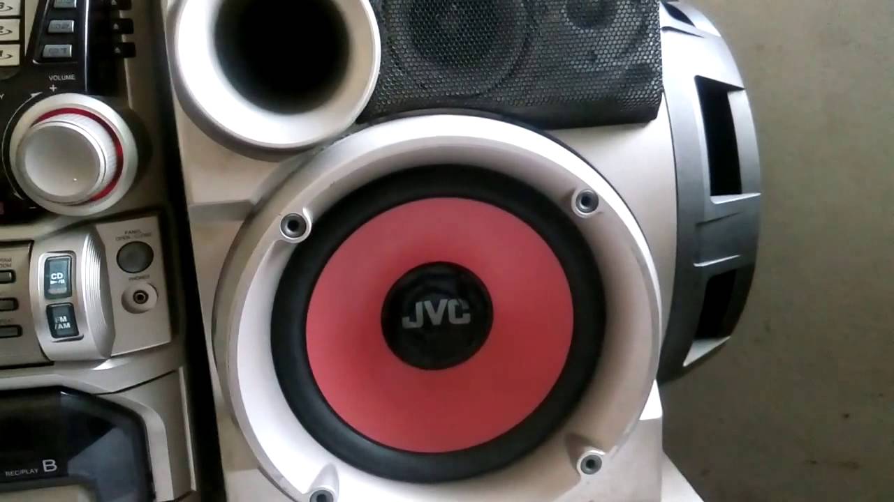 jvc mx-j980v bass test - YouTube