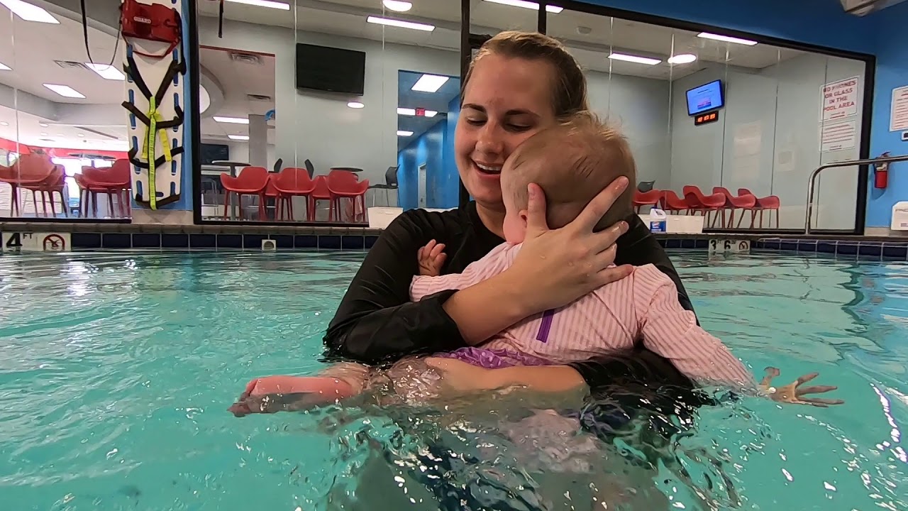 Water Acclimation - Hug Walking in Water - YouTube