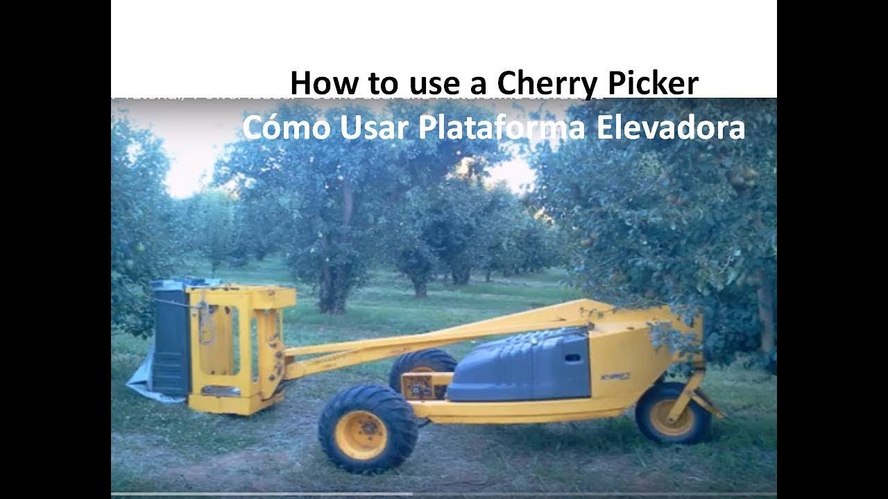 CherryPicker Training Tutorial/ Power ladder /Cherry Picker lift -Cómo ...