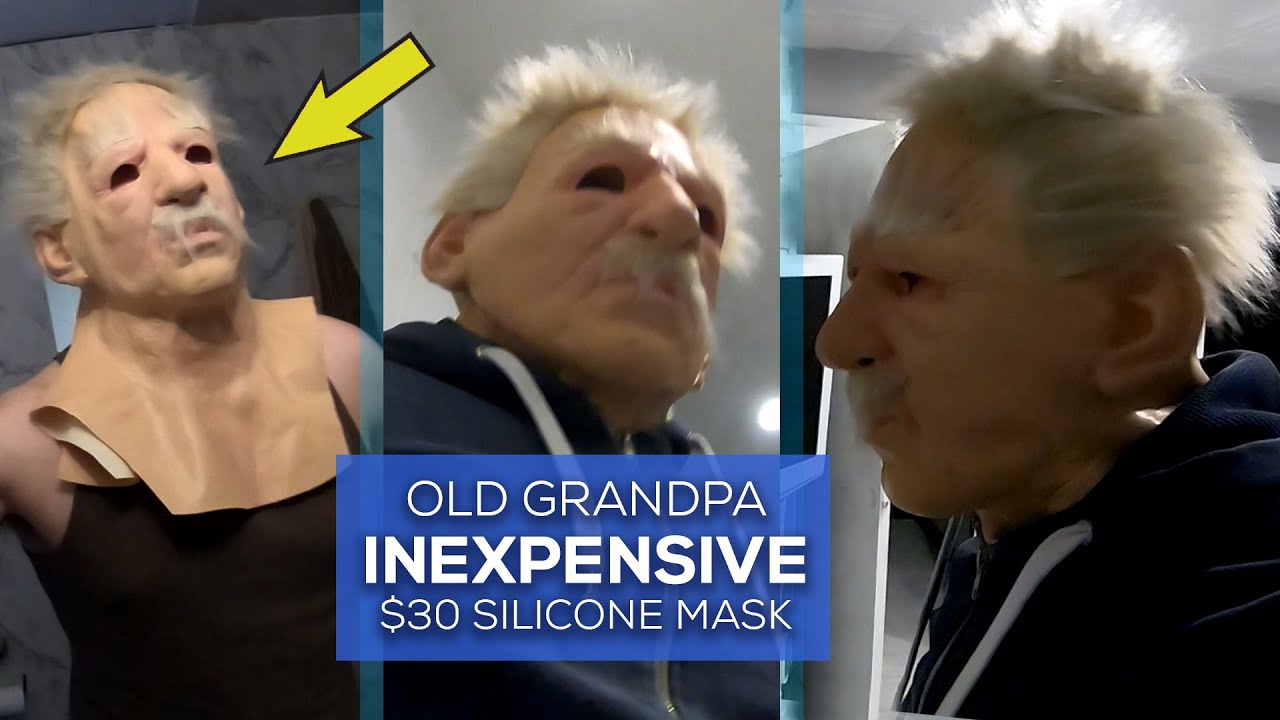 How Good Is a $30 Elder Silicone Face Mask - Old Man Mask Review ...