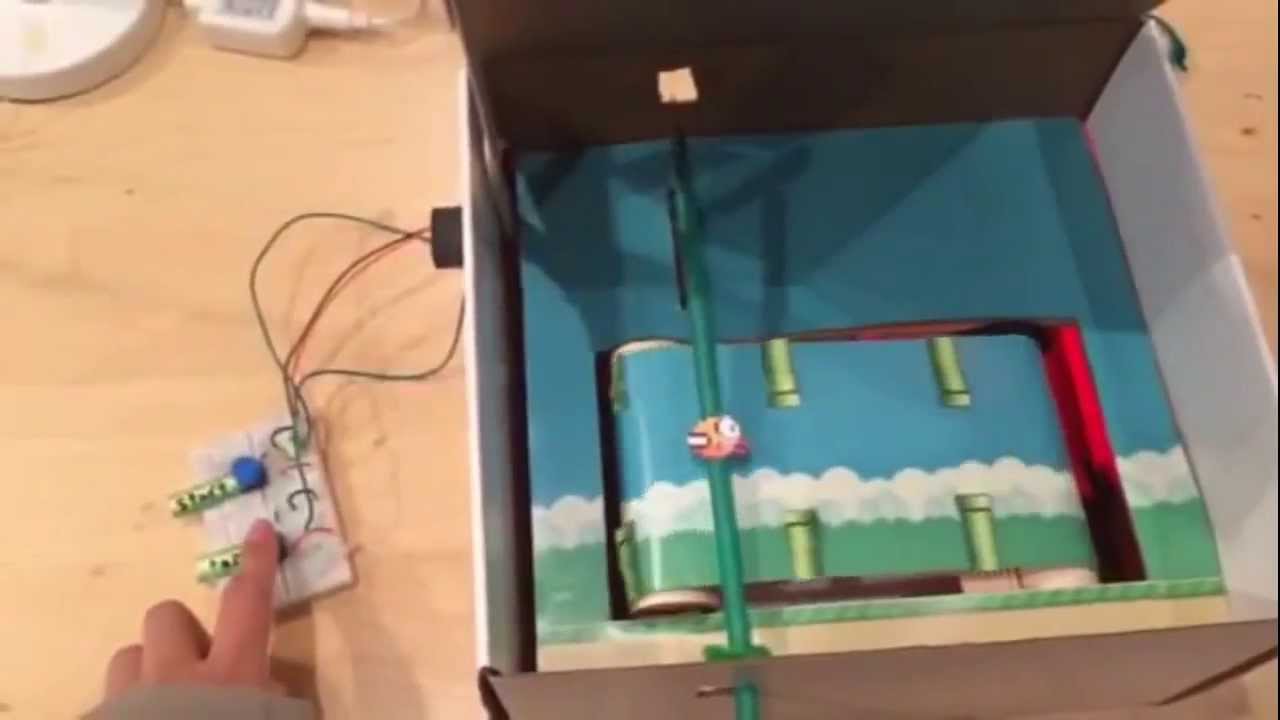Flappy Bird in a Box Hack (In Real Life Version) - YouTube