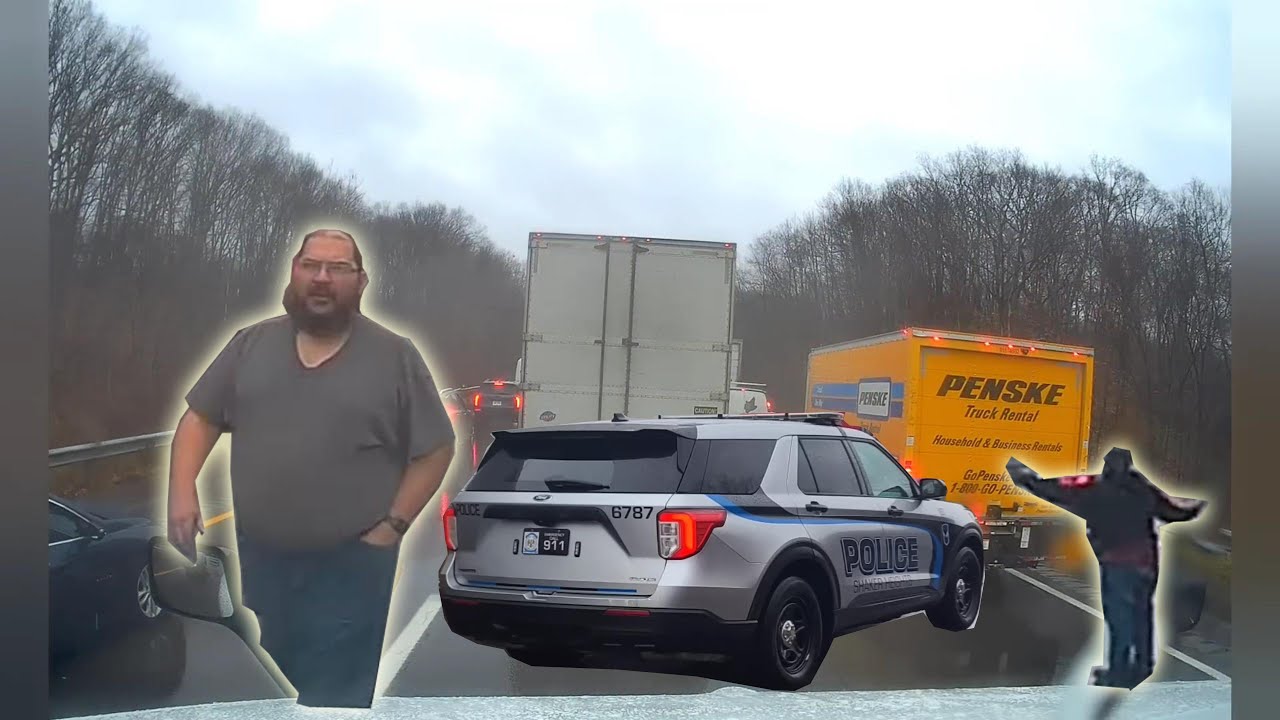 Truck driver hit by semi rolling backwards | Proof why everyone needs a ...
