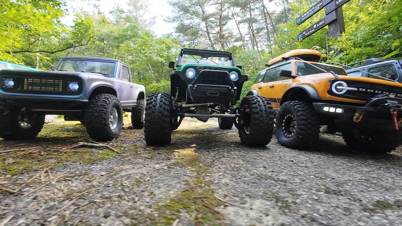 Group Driving in the Mountain (MK-07, vs410 ultra, trx4, spider, bronco ...