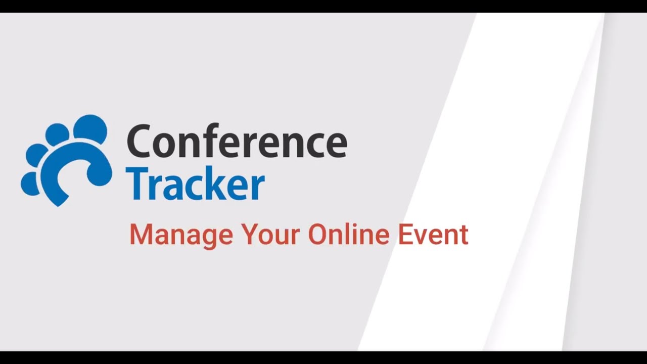 Conference Tracker Virtual Event Update - YouTube