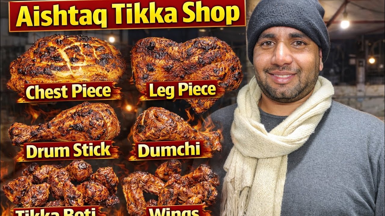 FULL CHICKEN BBQ PLATE 😍 | Chest, Leg, Drumstick, Dumchi, Tikka Boti ...