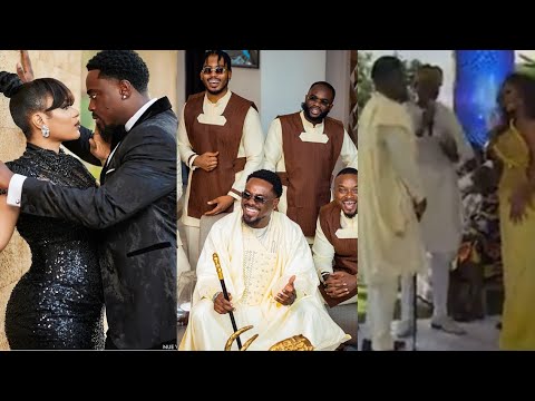 Actor Toosweet Annan exchange of vows with wife Msflava as he puts ring ...