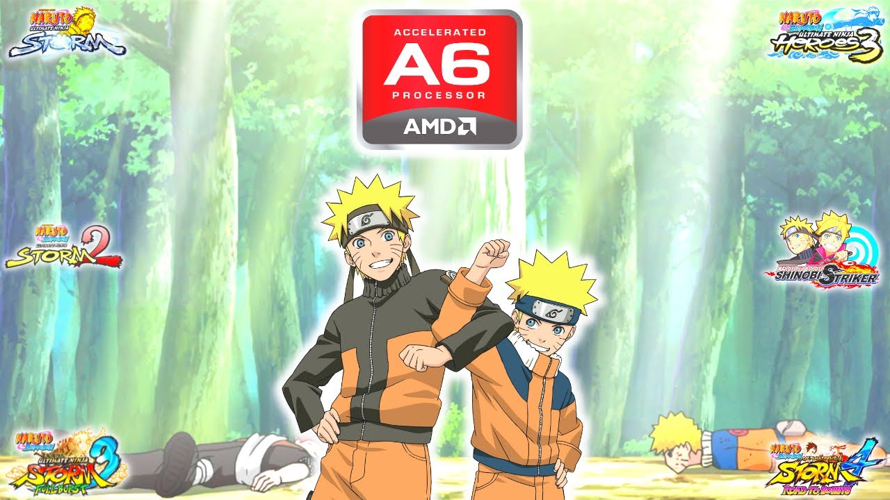 Naruto Shippuden Franchise on AMD Radeon R4 Graphics (2008-2018) - YouTube