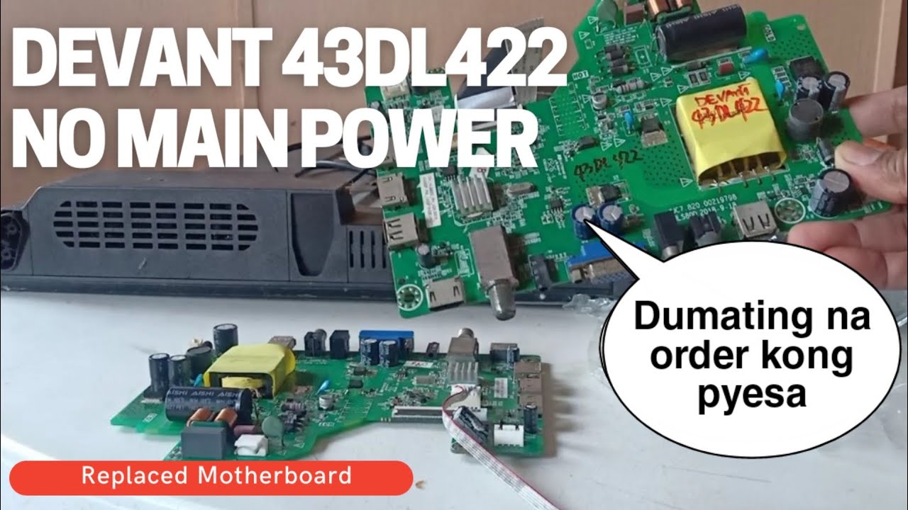 DEVANT 43DL422 No Power Easy To Fix - YouTube