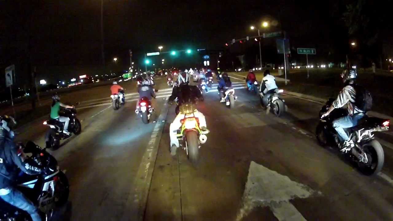 Dallas Bike Night Hooliganism - YouTube